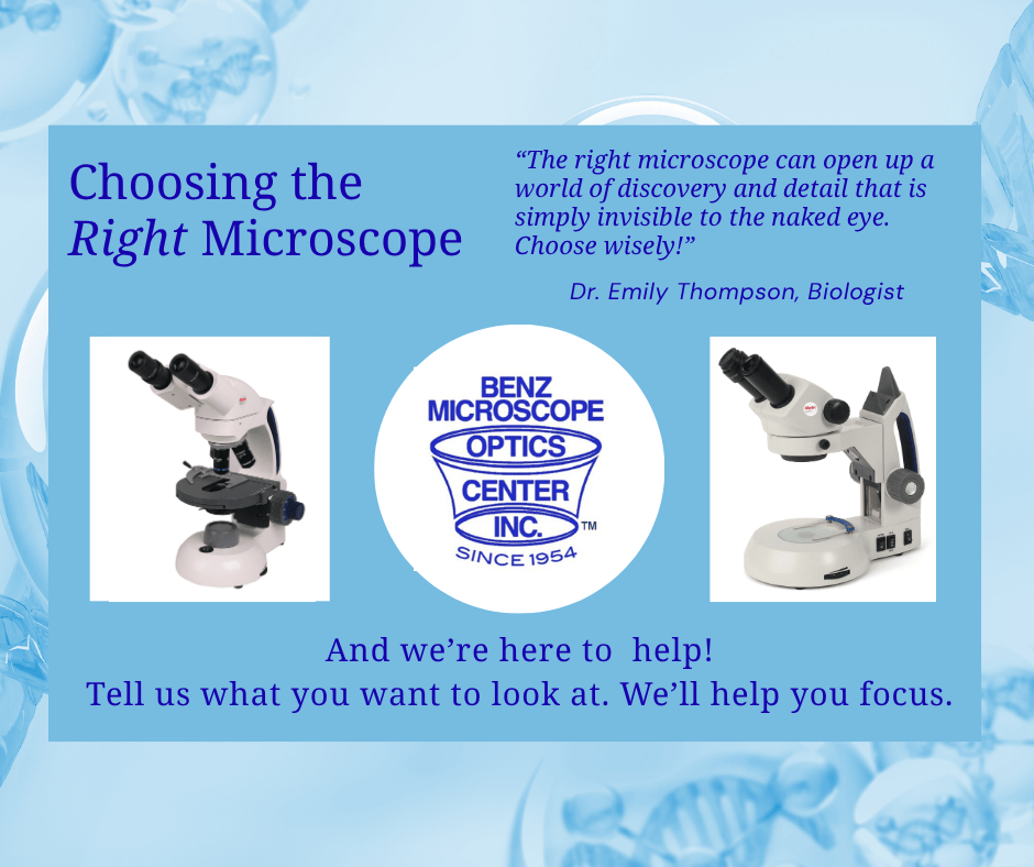 Choosing the Right Microscope for your application