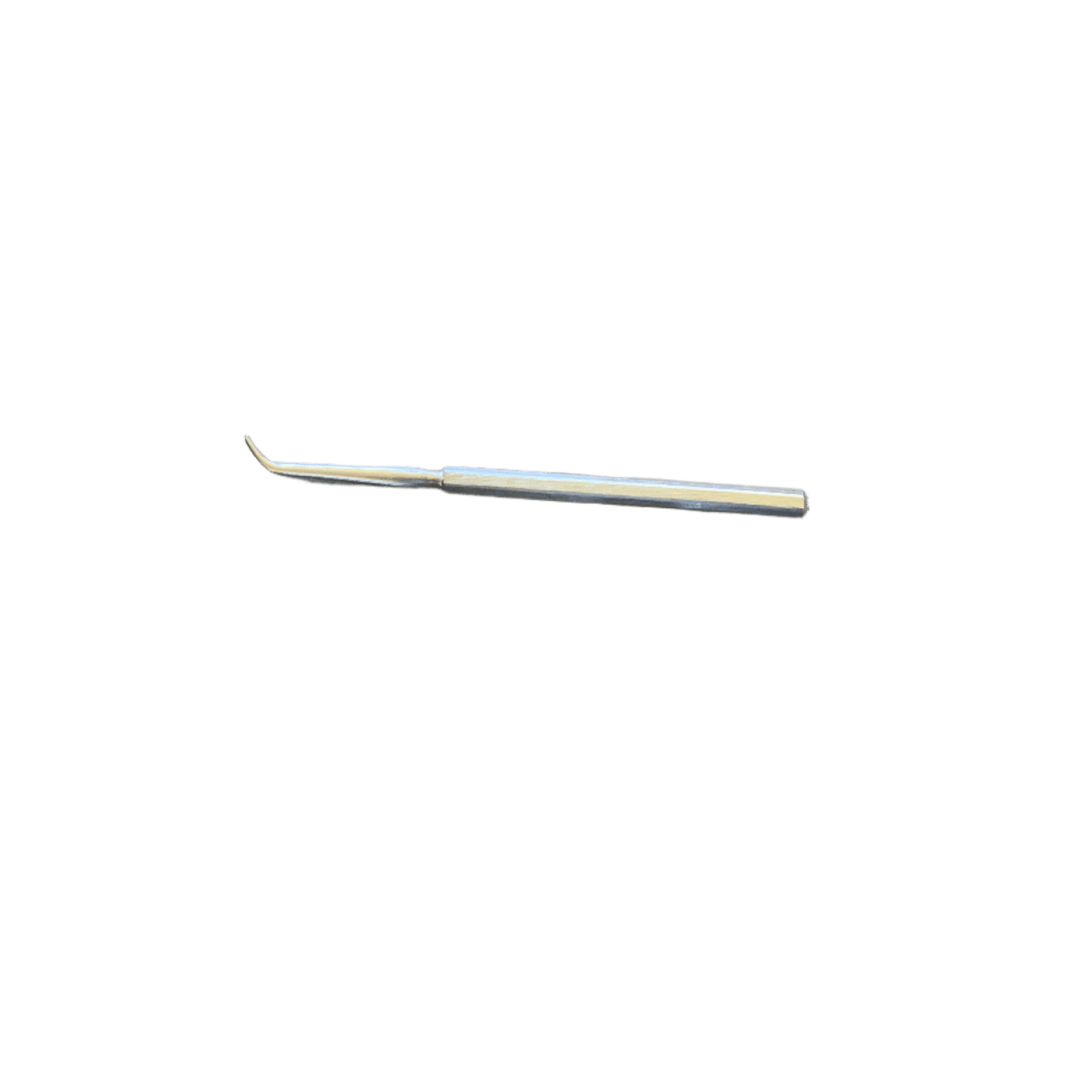 Light Mall Probe, Steel, Angled, Semi-Blunt Tip, 6"