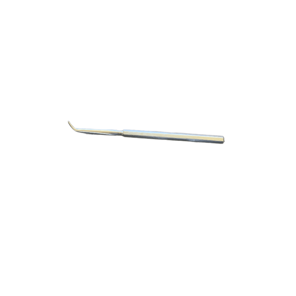 Light Mall Probe, Steel, Angled, Semi-Blunt Tip, 6"