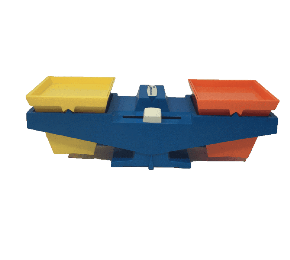 Primary Mechanical Balance and Interlocking Gram Cubes