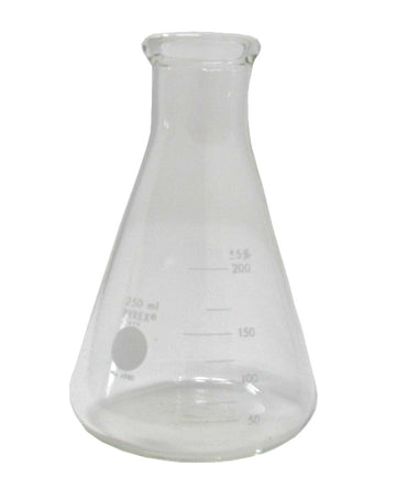Vintage Pyrex 250ML Erlenmeyer Flask - Benz Microscope